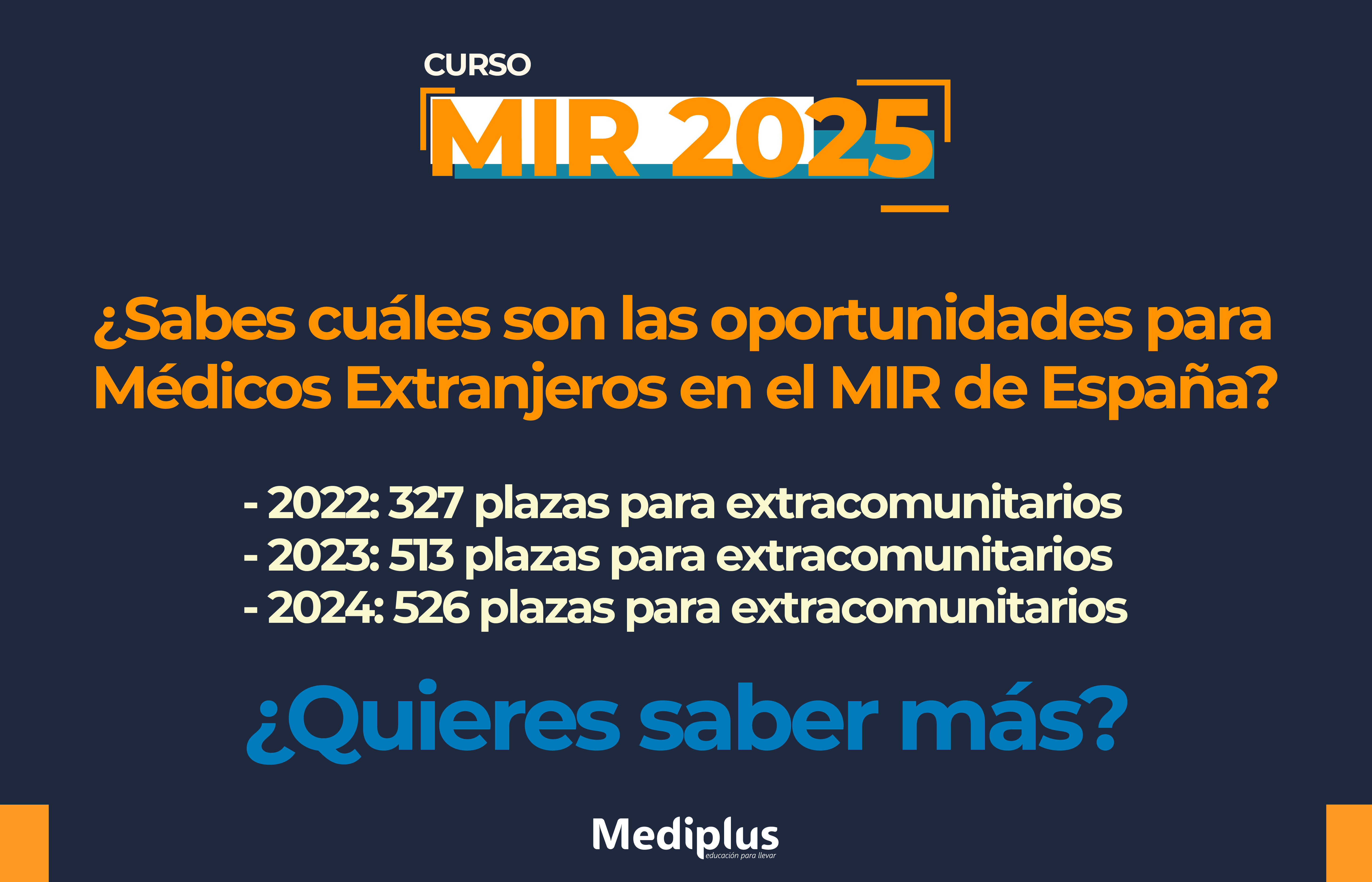 Oportunidades para Médicos Extranjeros en el MIR de España. | Mediplus ...